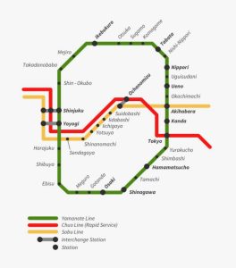 Yamanote Line — Map, Lines, Route, Hours, Tickets